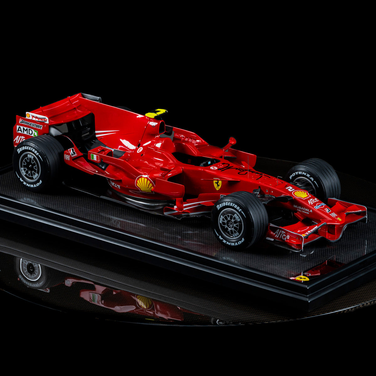 Ferrari F2008 Amalgam Signed model by Halmo – Halmo Automobilia