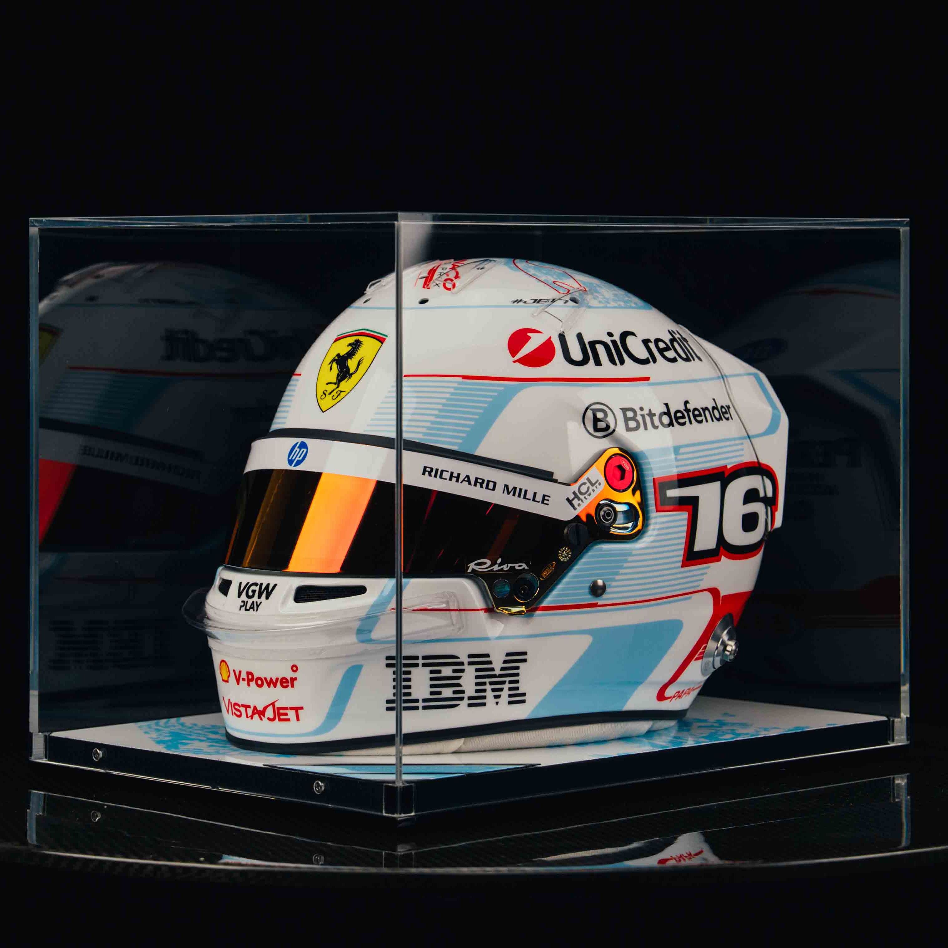 Charles Leclerc Official Bell Replica Helmet – Halmo Automobilia