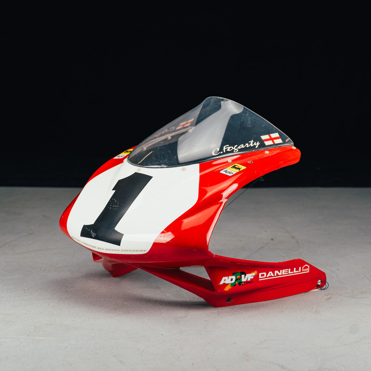 Carl Fogarty Ducati Fairing by Halmo – Halmo Automobilia