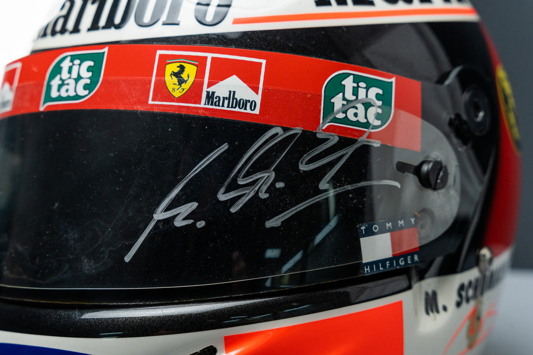 Michael Schumacher 1999 Helmet by Halmo – Halmo Automobilia