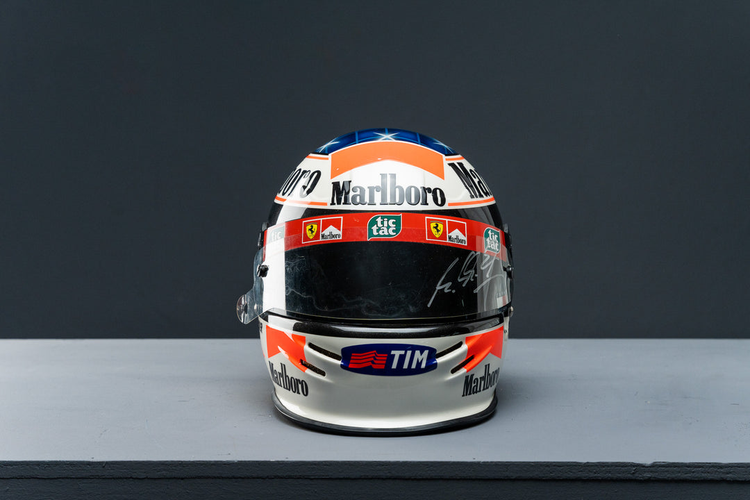 Michael Schumacher 1999 Helmet by Halmo – Halmo Automobilia