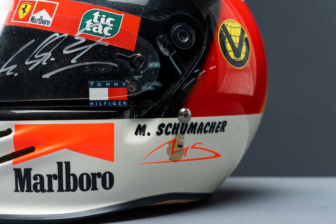 Michael Schumacher 1999 Helmet by Halmo – Halmo Automobilia