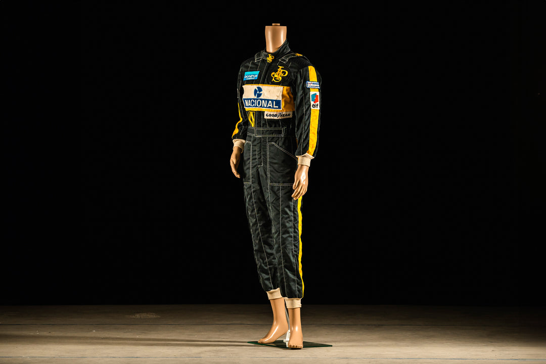 Ayrton Senna 1985 Suit by Halmo – Halmo Automobilia