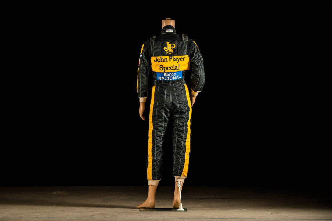 Ayrton Senna 1985 Suit by Halmo – Halmo Automobilia