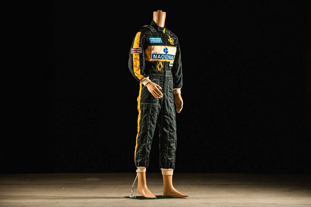 Ayrton Senna 1985 Suit by Halmo – Halmo Automobilia