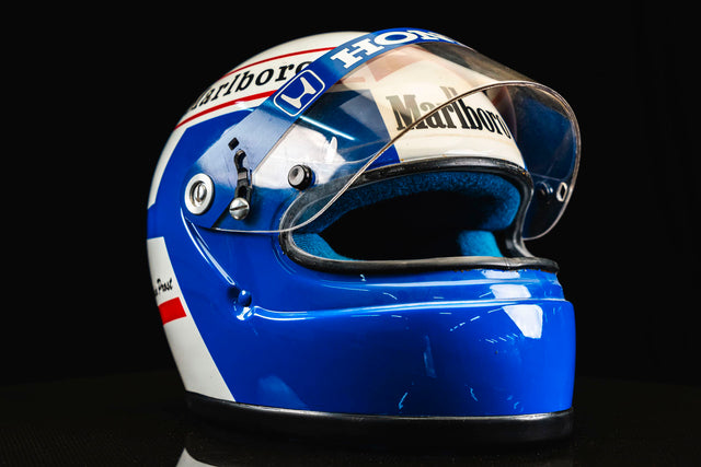 Alain Prost Mclaren master design helmet by Halmo – Halmo Automobilia