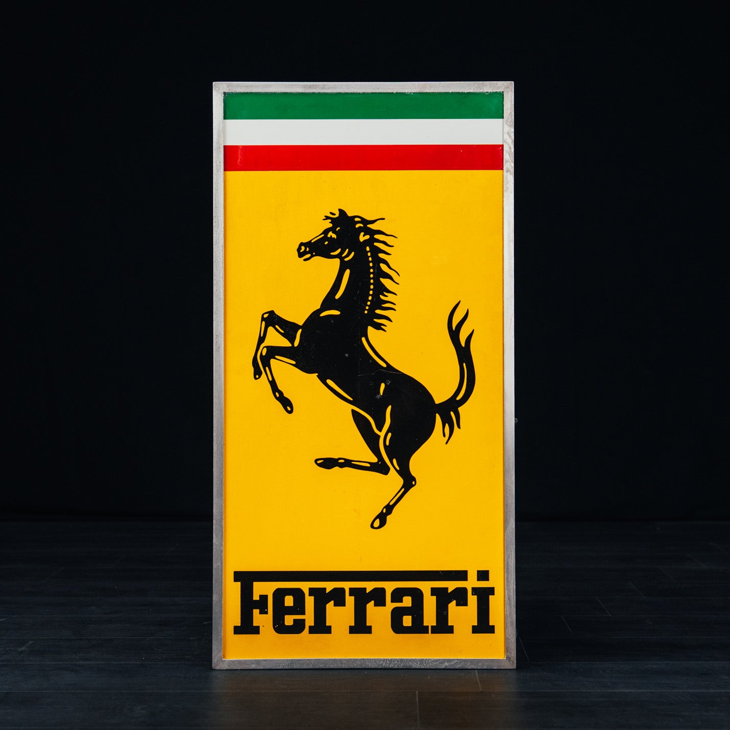 Ferrari 1960 Enamel Sign – Halmo Automobilia