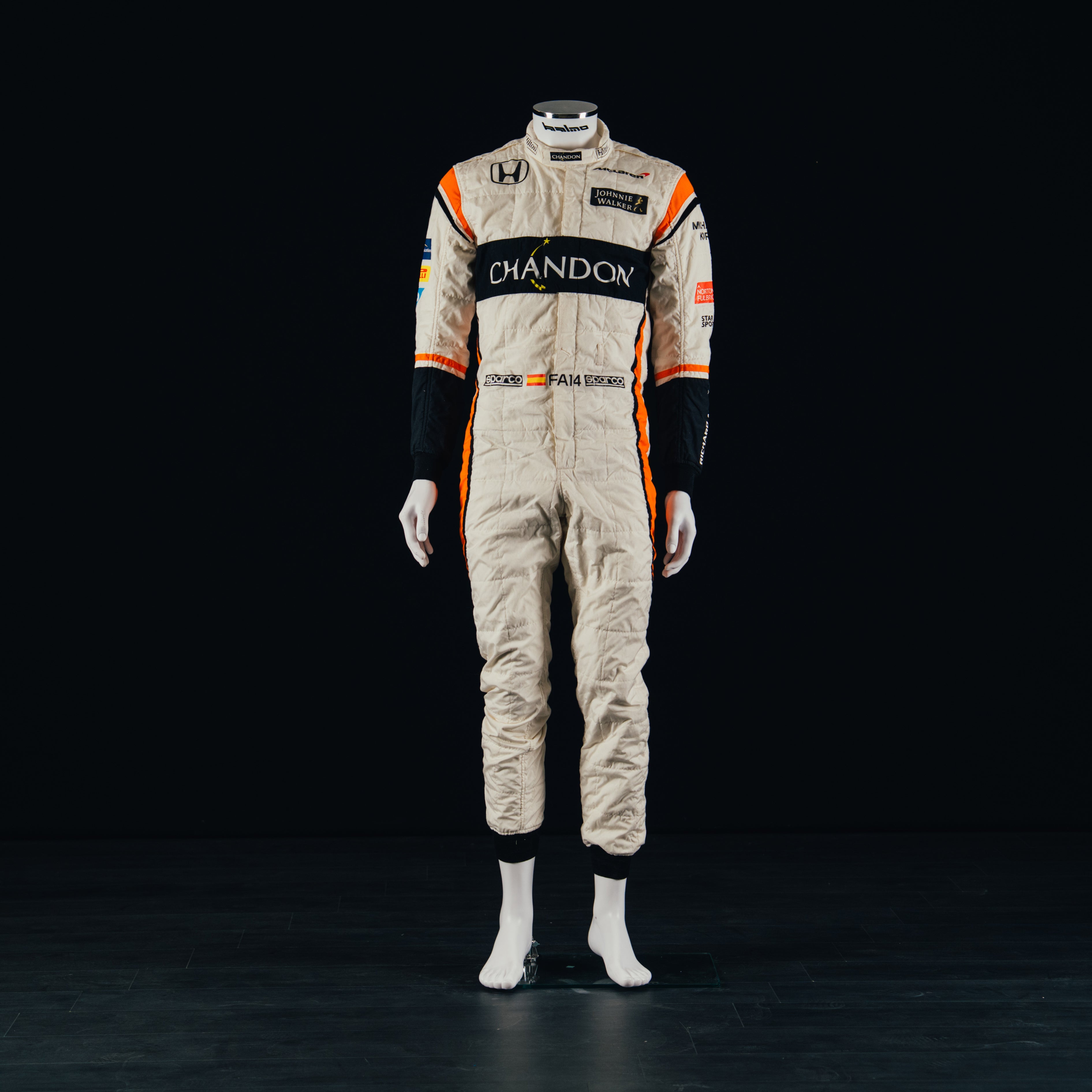 Fernando Alonso 2017 Racing Suit – Halmo Automobilia