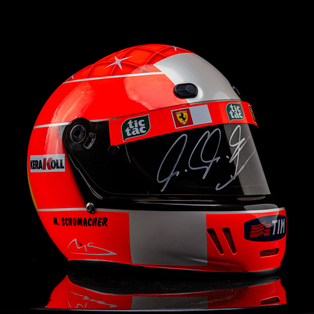 M.Schumacher Official Replica Helmet by Halmo – Halmo Automobilia