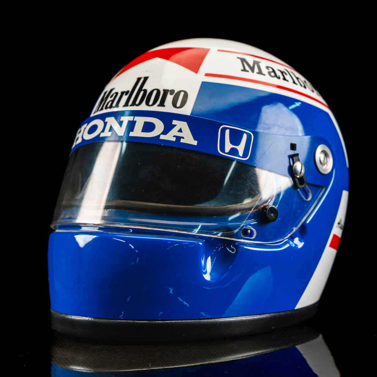 Alain Prost Mclaren master design helmet by Halmo – Halmo Automobilia