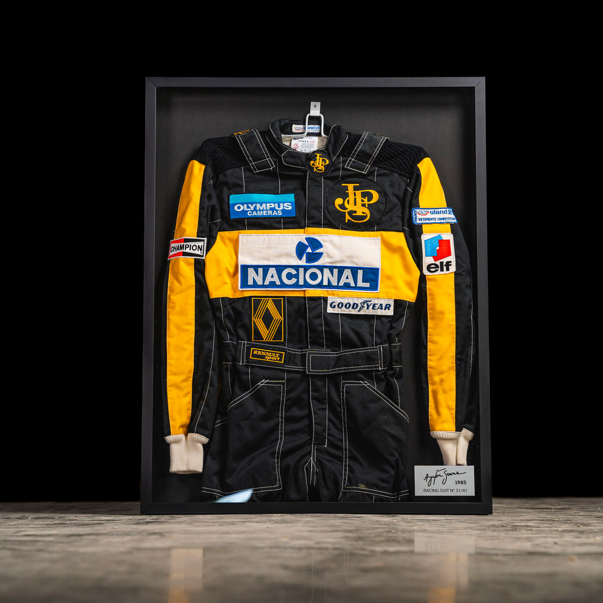 Ayrton Senna 1985 Estoril Official Replica Suit by Halmo – Halmo ...